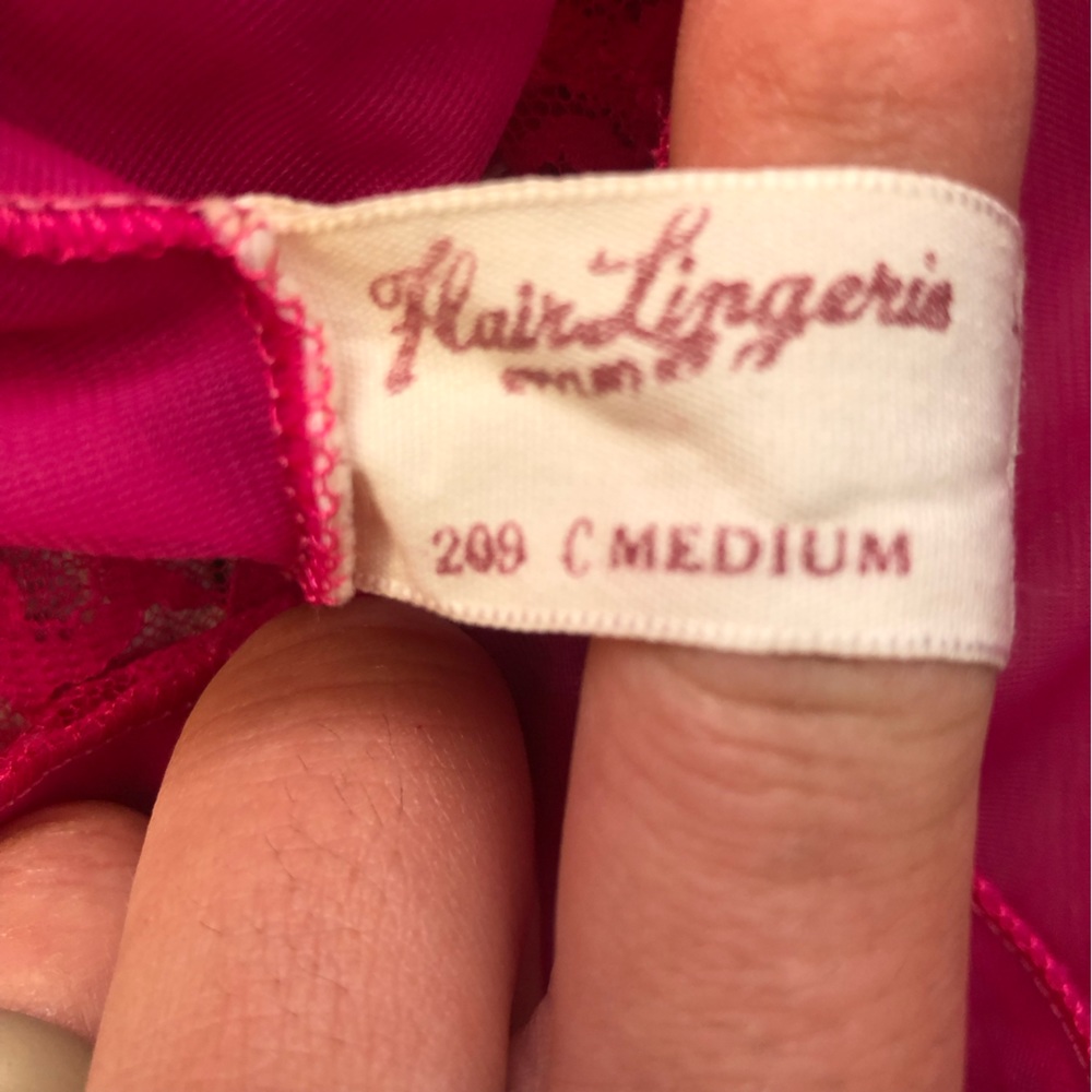 Vintage Flair Lingerie Sheer Robe And Camisole Medium Gem